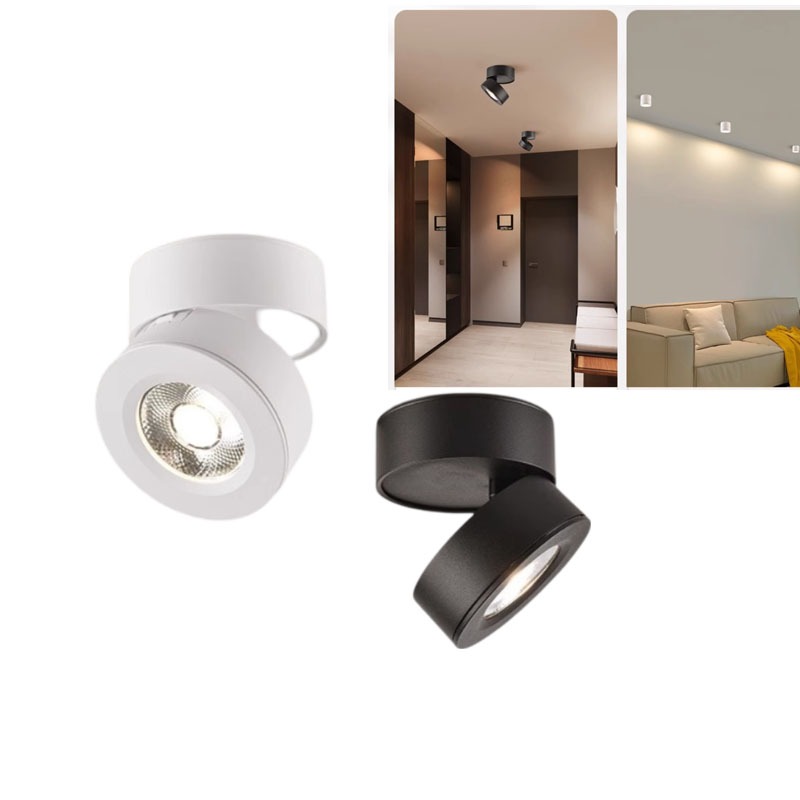 LED Downlight Rotatable Spotlight Surface Mounted Ceiling Spot Light ...
