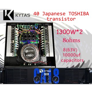 KYTAS CA18 Professional amplifier, two channels, 1300W high-power 8 ...