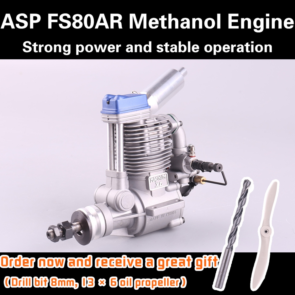 Asp Fs80ar 12 8cc 80 Grade Scale Four Stroke Methanol Nitro Engine