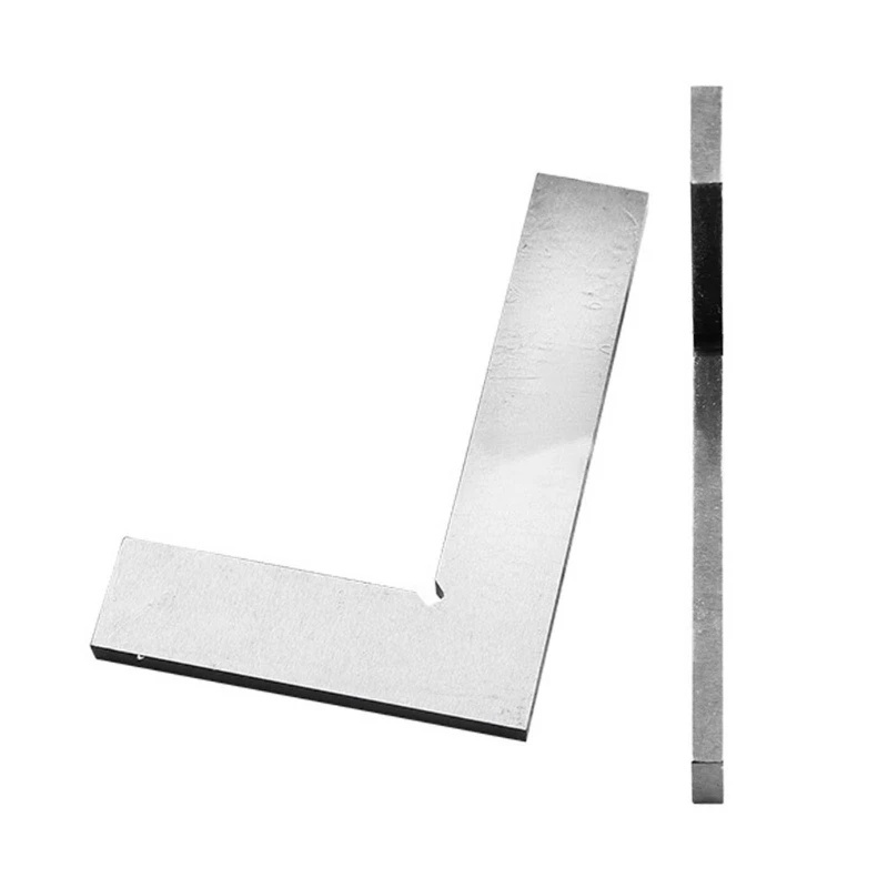 90 Degree 99x70mm Ruler Right Corners Protractor L Square Ruler ...