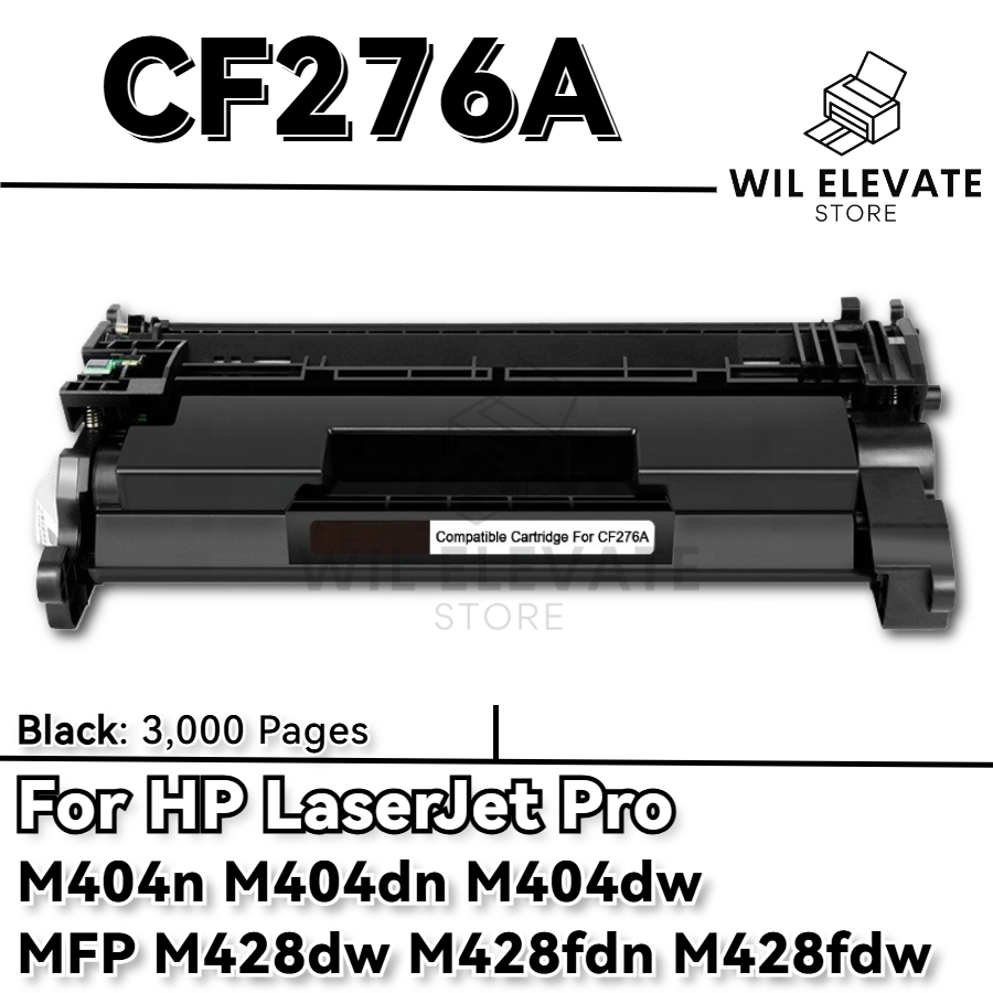 WilElevate 76A CF276A Toner Cartridge For HP LaserJet M404 M428 M404n ...