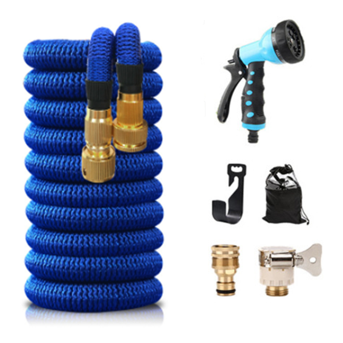 【24h Ship】Extendable Garden Hose With Metal Spray Gun High Pressure ...
