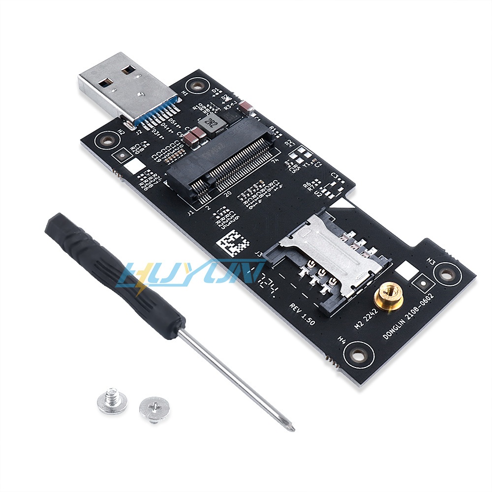 For 3G/4G/5G LTE Wireless Module Modem Card NGFF M.2 Key-B WWAN to USB ...