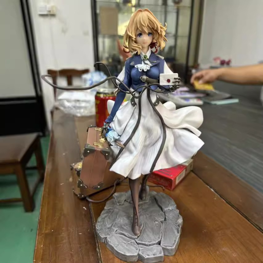Violet Evergarden Violet Anime Girl Statue Figure Model | Shopee ...