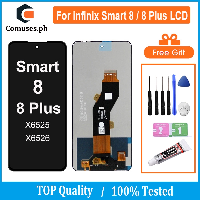 COMUSES LCD For infinix Smart 8 / 8 Plus LCD Display Touch Screen Digitizer Assembly Replacement ...