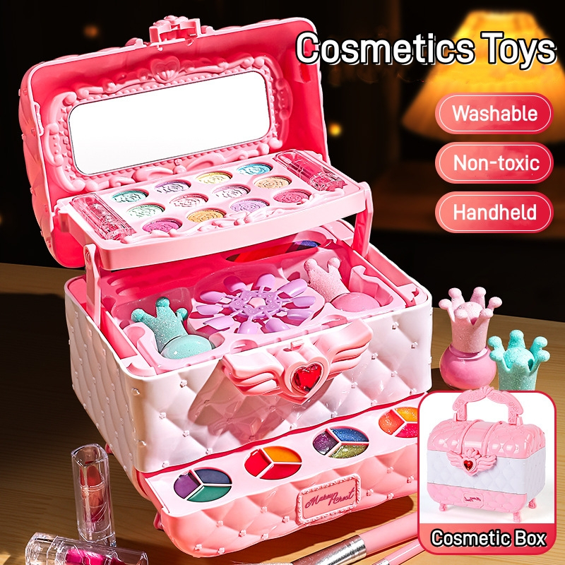 Make up kit for kids 36PCSMakeup toy Makeup set for kids Non-toxic ...