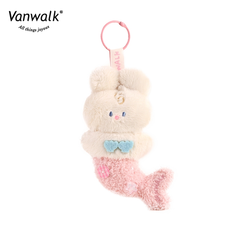 VANWALK Bubble Island K522 Original Niche Rabbit Mermaid Plush Doll ...