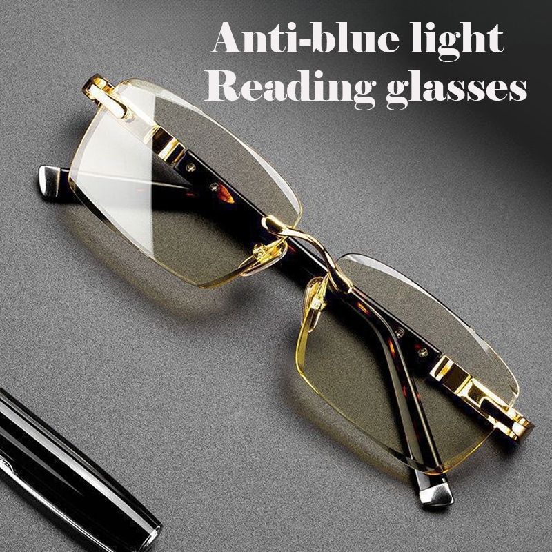 +1.0~+4.0 Reading Glass Natural Crystal Lenses For Men Women with Grade ...