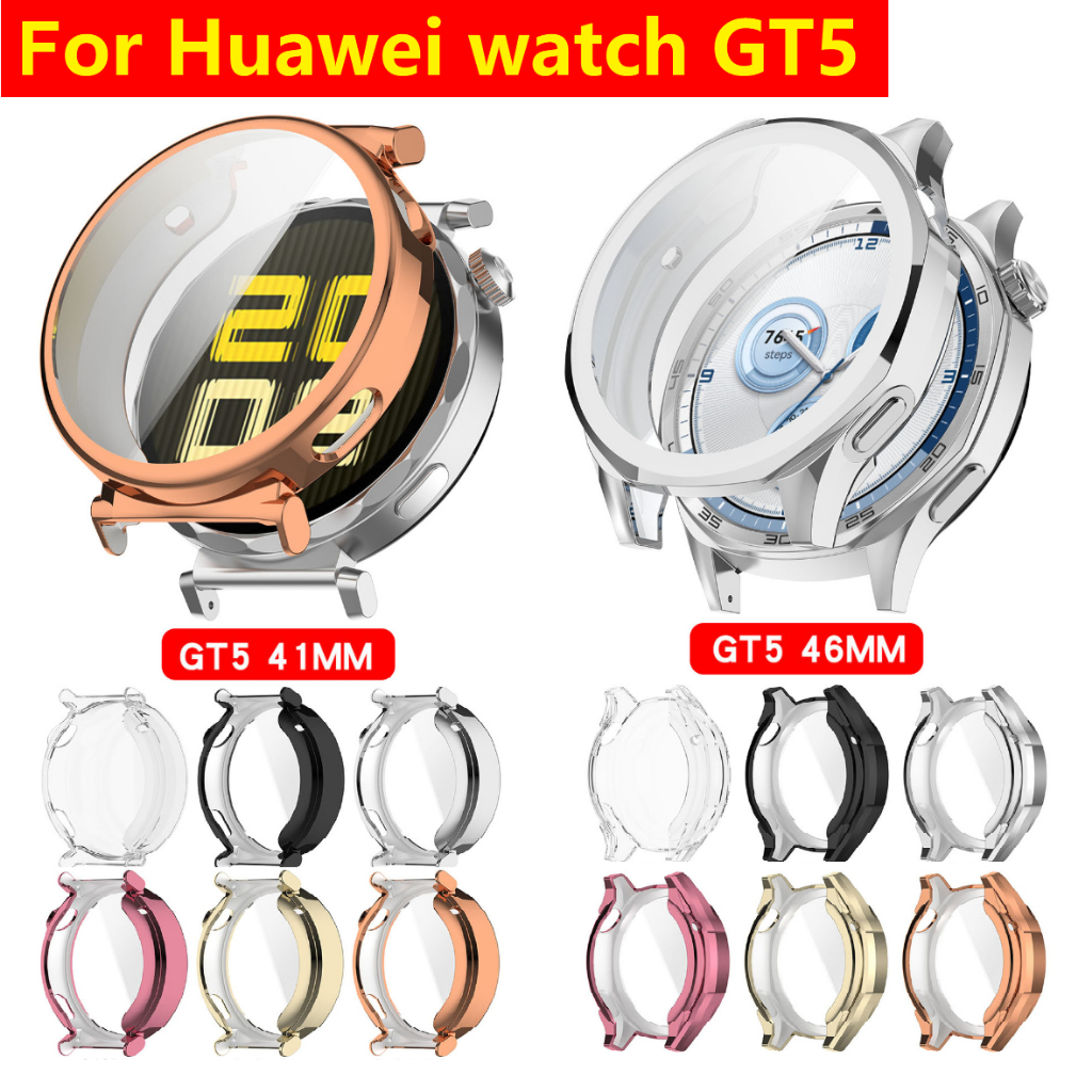 Full Covered Huawei Watch GT 5 Case Soft TPU Huawei watch GT5 Case For ...