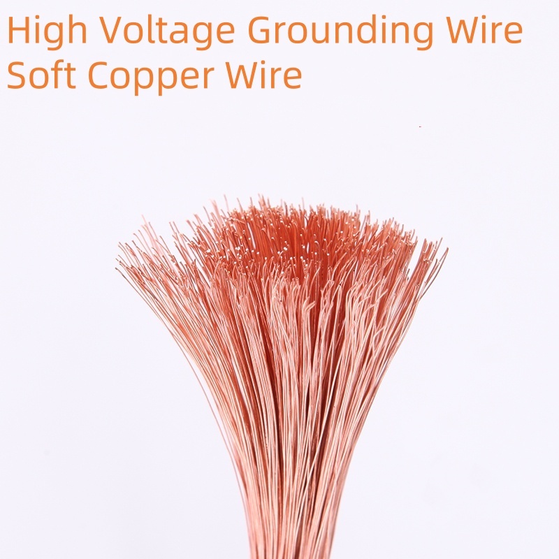 High voltage grounding wire, flexible copper wire, transparent 25 ...