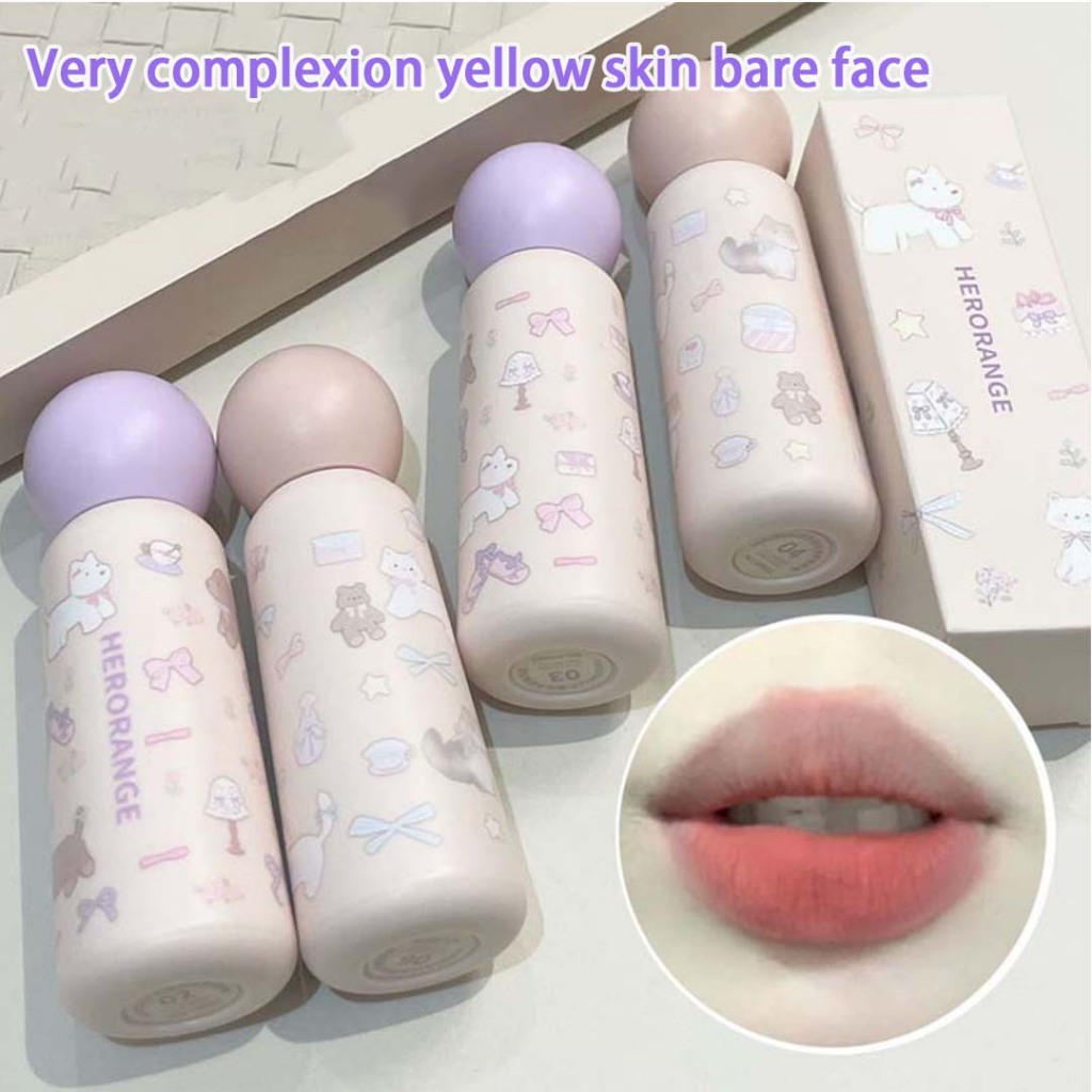 HERORANGE water mist lip glaze matte waterproof longlasting Lip Gloss ...