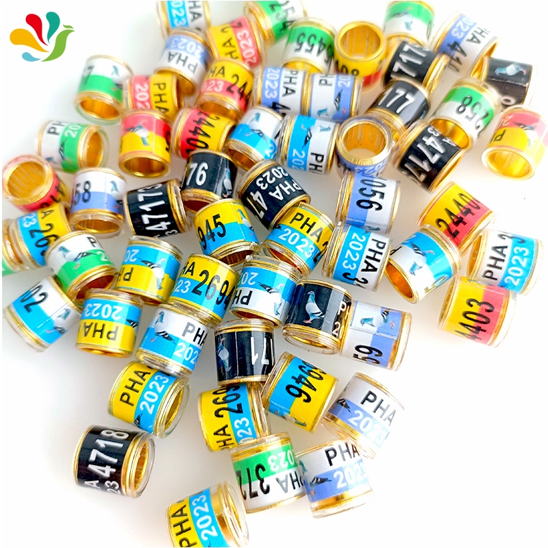 2024 PHA Pigeon ring Two color design Plastic pigeon ring Dove Racing ...