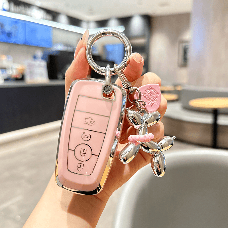 For Ford Key Fob Cover Key Case Shell 2/3/4 Buttons Key Case For Ford ...