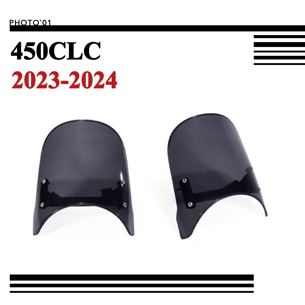 PSLER For CFMOTO 450CLC 450 CLC Windshield Visor Windscreen Wind Shield ...