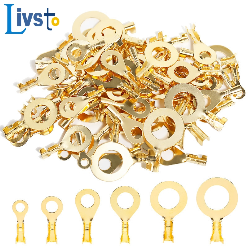 20pcs DJ431 O Type Open Barrel Wire Crimp Copper Terminal Connerctor ...