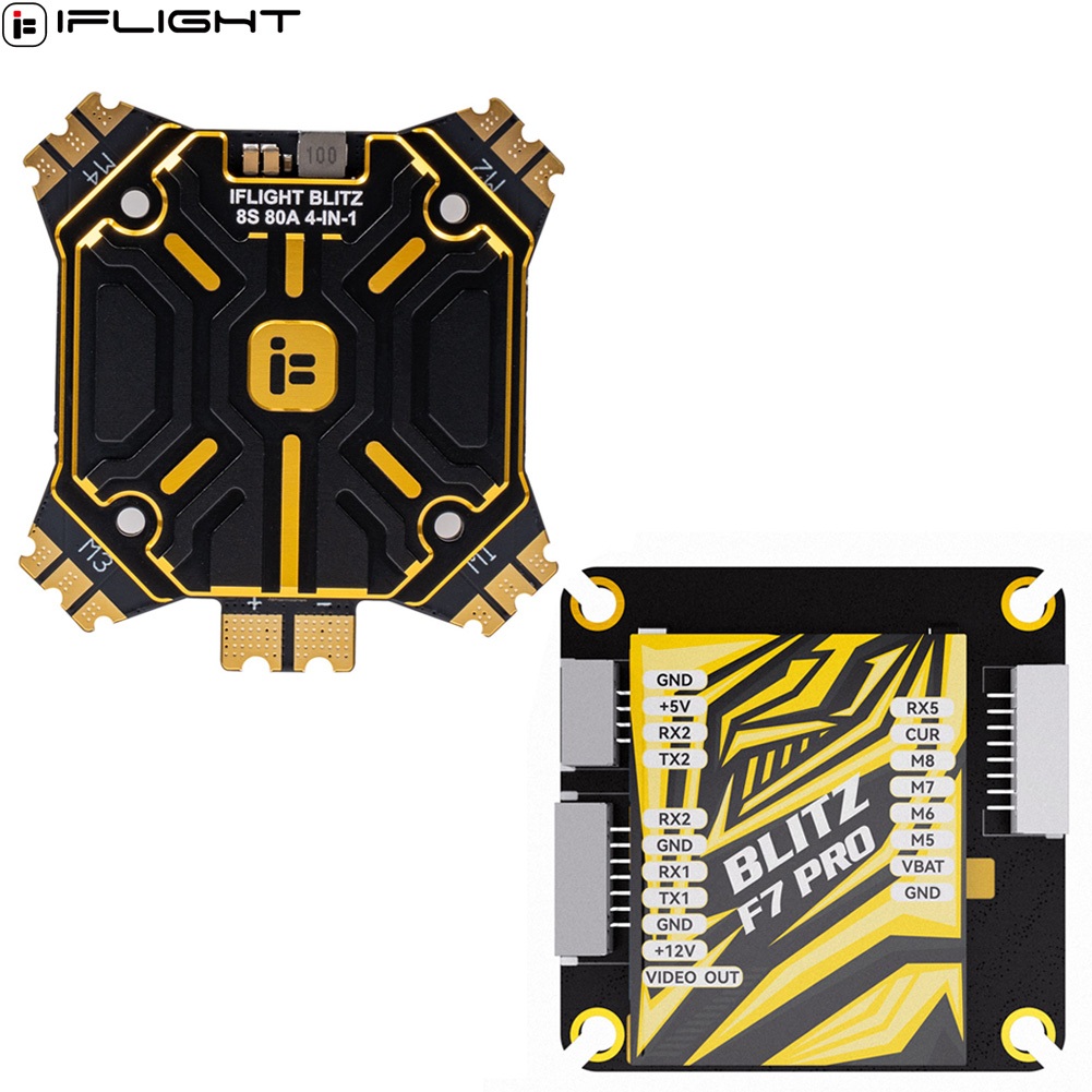 IFLIGHT BLITZ F7 Pro Flight Controller with OSD 35x35 BLITZ E80 4-IN-1 ...