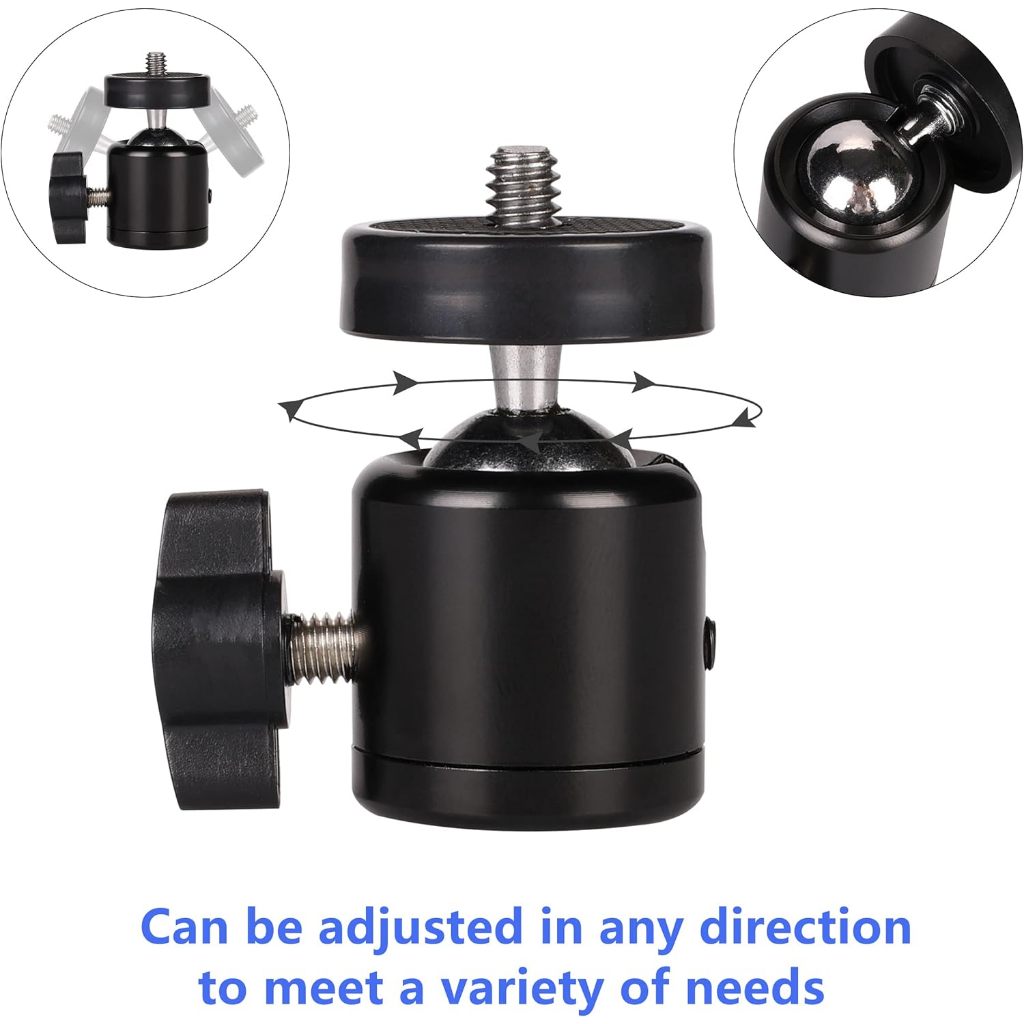 2 Piece Live Streaming Head Camera Head Universal Ball Small Head ...