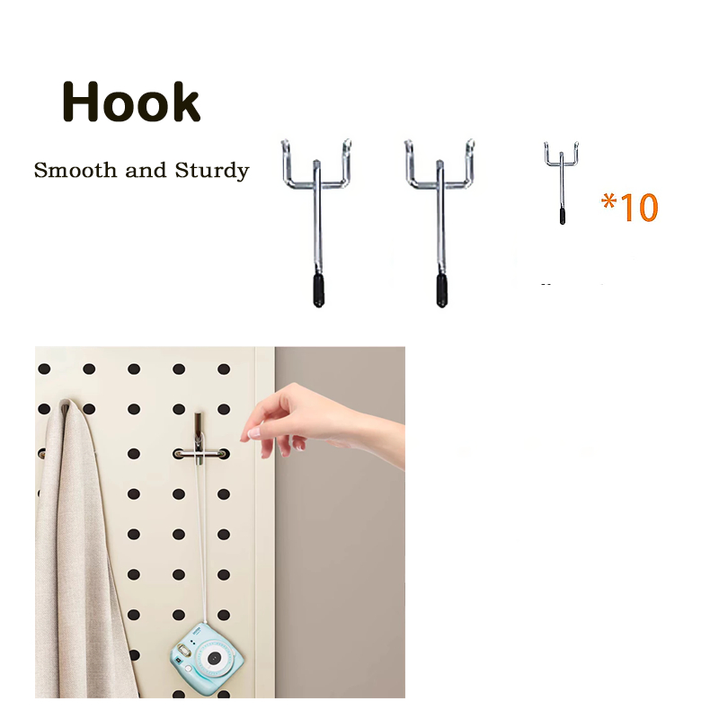 10pcs Pegboard Hooks High Quality Heavy Duty Hooks | For Pegboard Grid ...