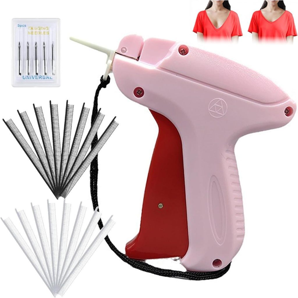 Mini Stitchy Tagging for Clothing, Stitch Quick Clothing Fixer with 5 ...