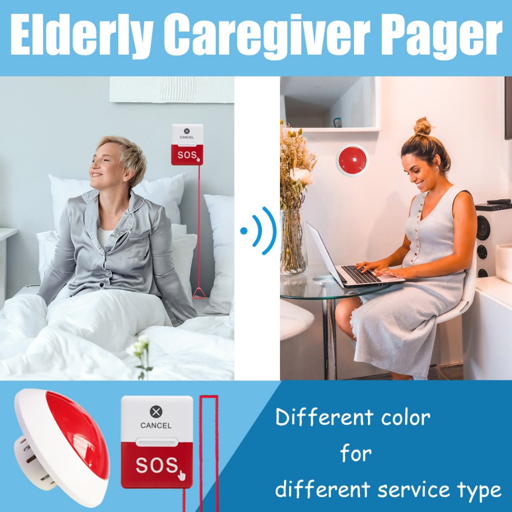 SOS Button Elderly Nurse Calling System for Patient Emergency Situation ...