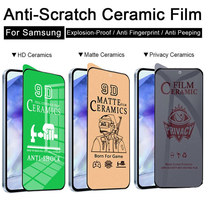 9D Full Cover Soft Clear Matte Anti-Spy Privacy Ceramic Film Screen ...