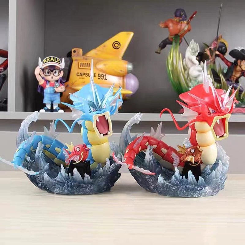 Gyarados Magikarp Figure Pallet Town Action Figures Pokemon Toy pvc ...