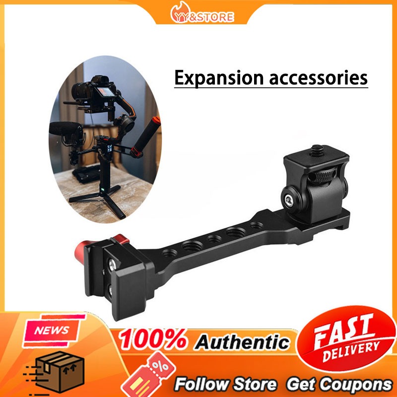 【NEW】Adjustable Camera Monitor Mount Cold Shoe Mount for DJI RS4 RS3 ...