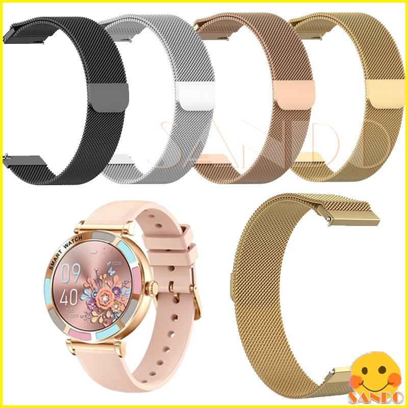 Aolon Lily R2 Smart Watch milan metal strap magnetic Strap Gloryfit ...