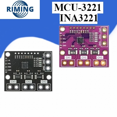 Mcu-3221 INA3221 Three-Channel Low Side/High Side I2C Output Current/Power Monitor | Shopee ...