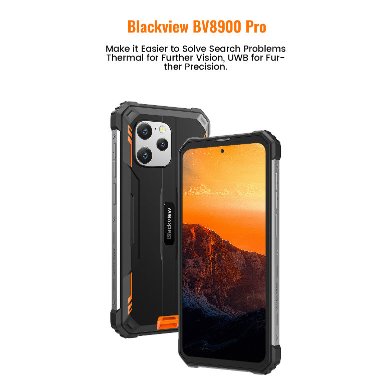 Blackview BV8900 Pro Rugged Smart Phone Water Proof With UWB (6.5 ...