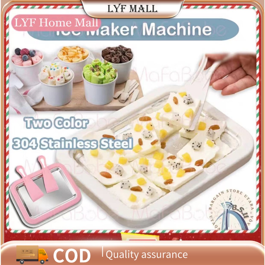Fried Ice Machine Fried Ice Cream Maker Machine Ice Cream DIY Maker ...