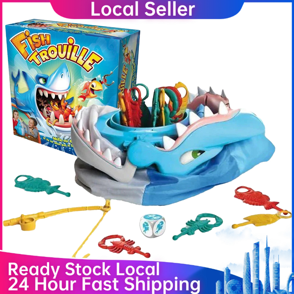 Finger Biting Shark Interactive Shark Biting Finger Dentist Game Shark ...