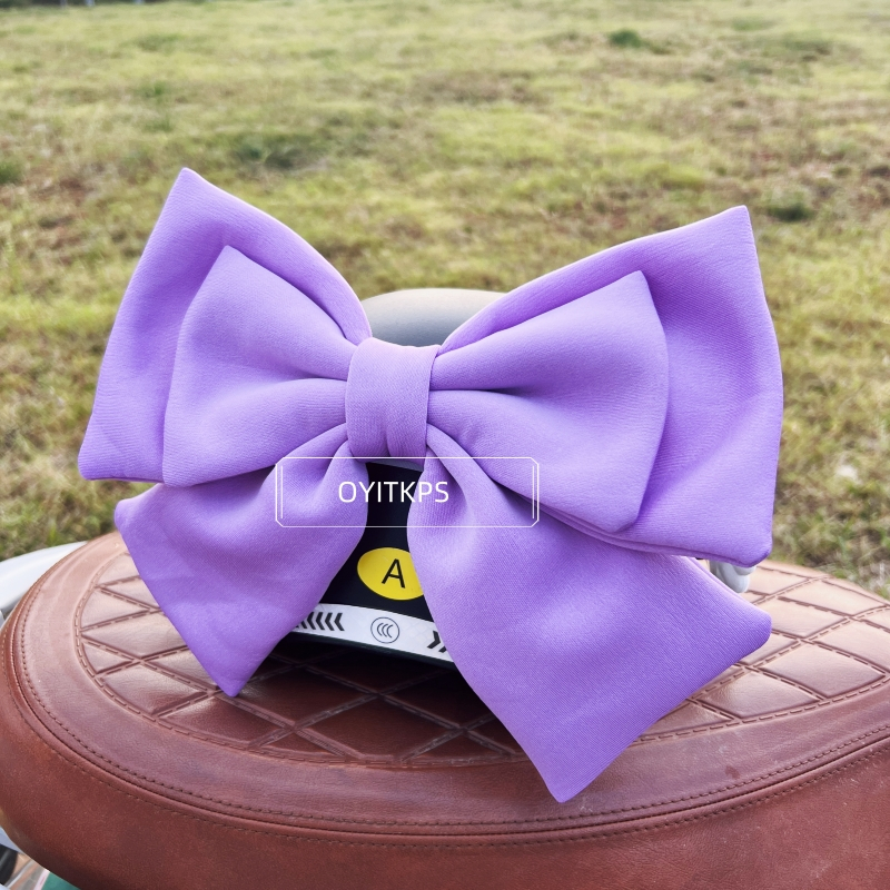 Travel | 28cm Helmet Decoration Bow with Velcro Motorcycle Helmet ...
