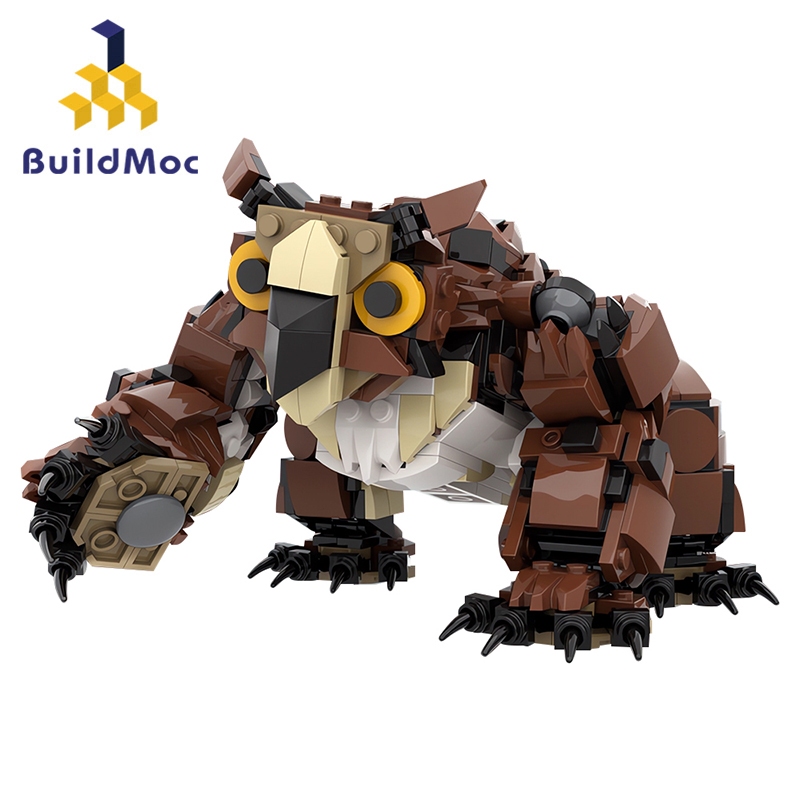 BuildMOC Dungeons & Dragons Model owlbear monster Building Blocks ...
