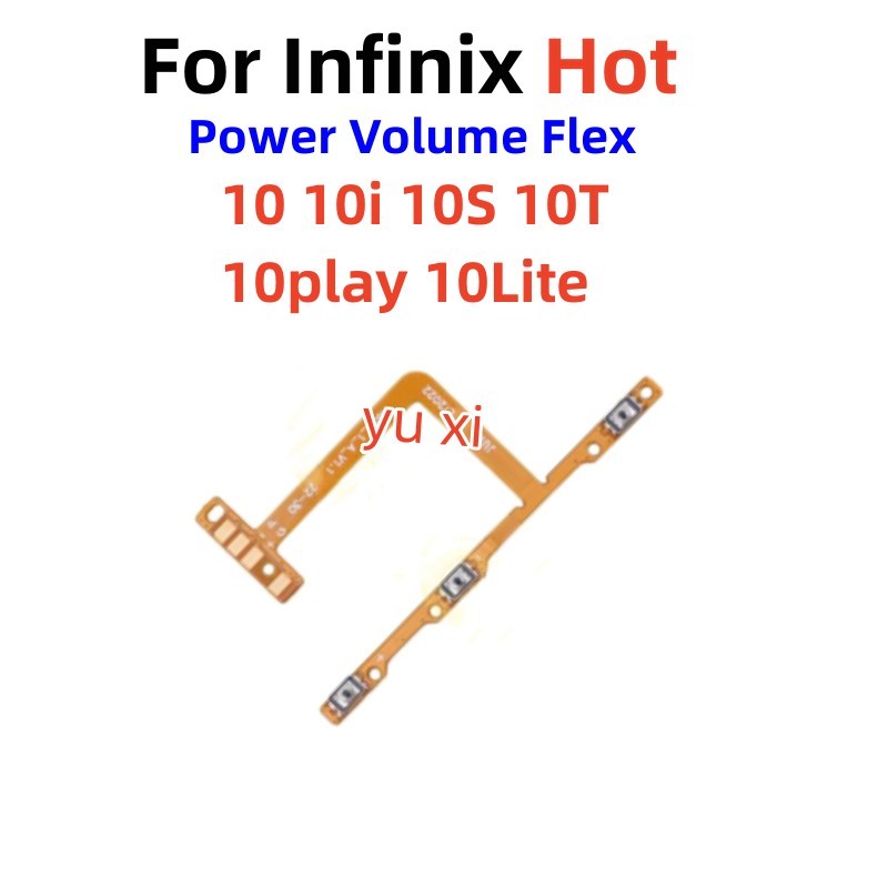 Power On Off Volume Flex For Infinix Hot 10 10i 10S 10T Lite Play | Shopee Philippines