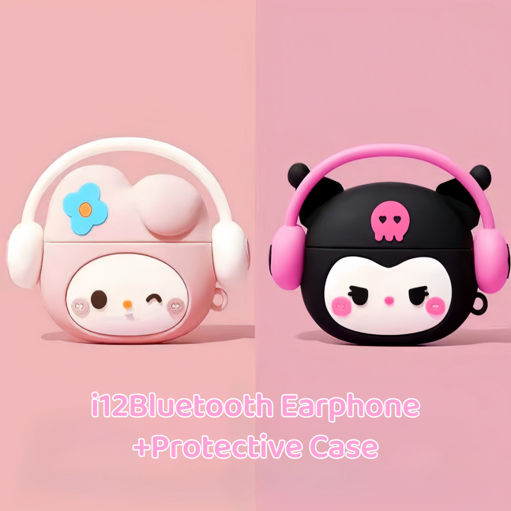 Wireless Bluetooth Inpods i12 student in ear headphones with high ...