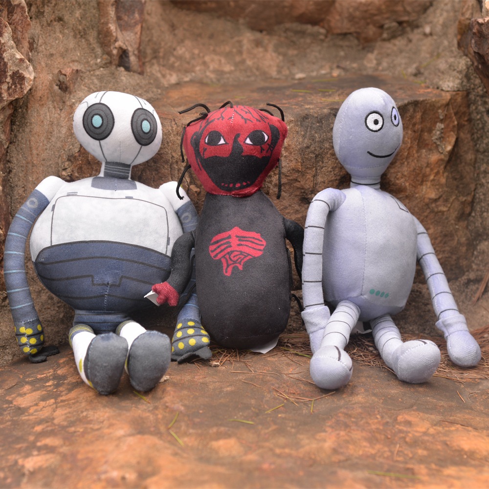 Movie the Same Style Doll The Wild Robot Desert Island Robot Roz Plush ...