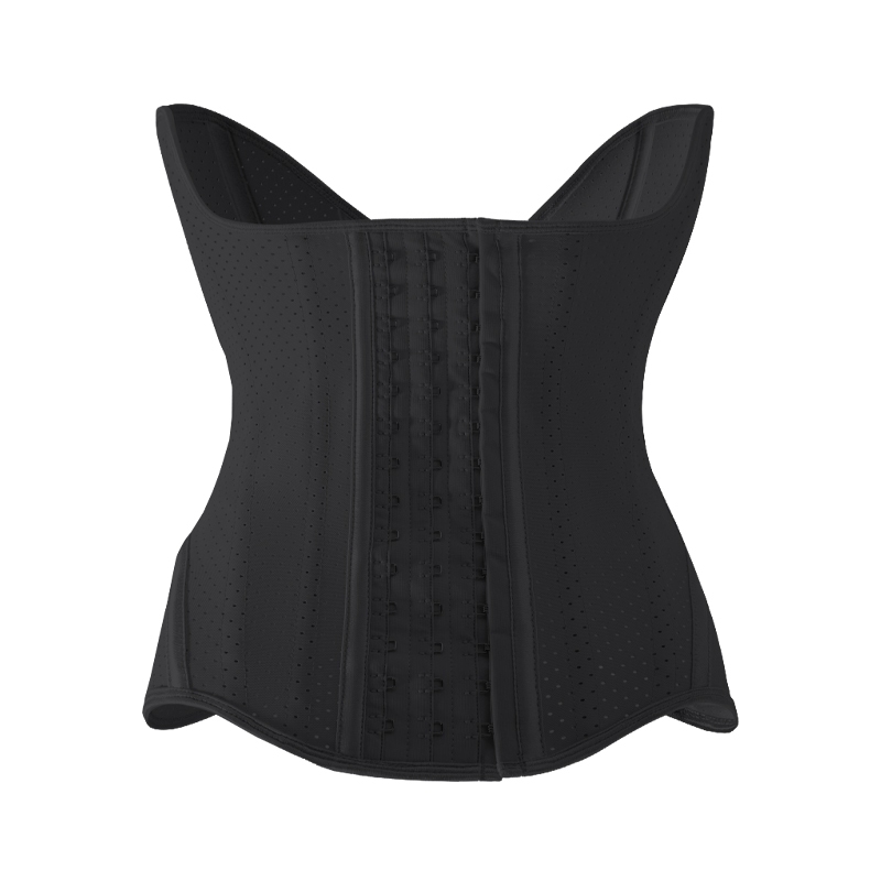 WECHERY Corset 15 Steel Boned Latex Waist Trainer Women Slimming Girdle ...