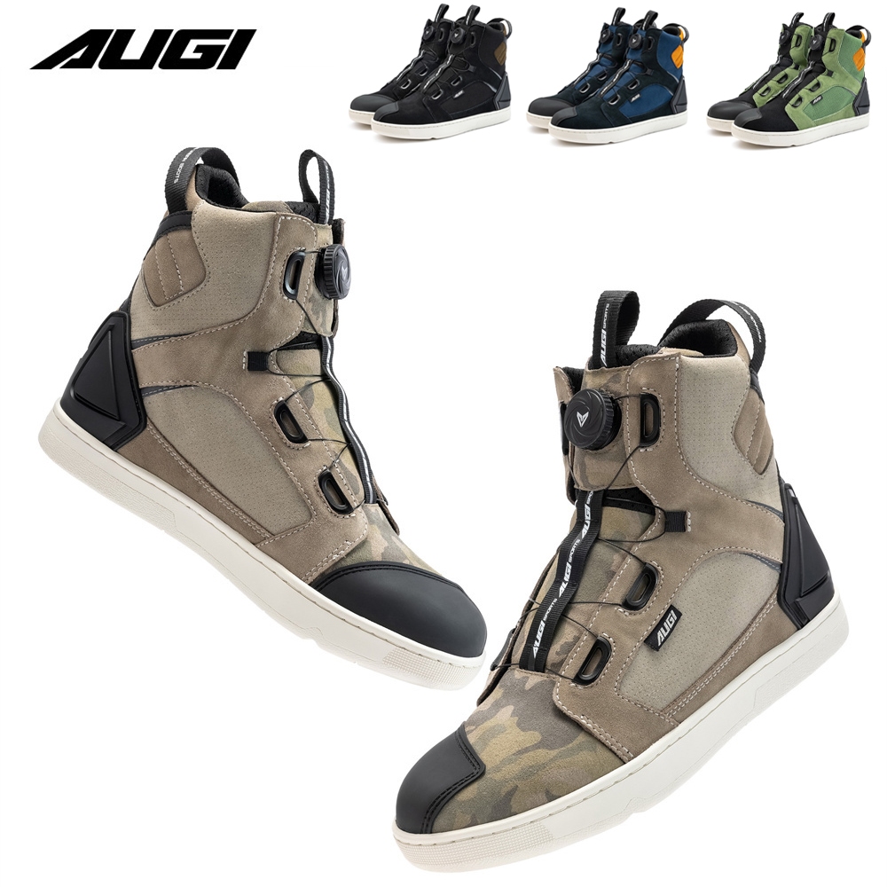 AUGI Genuine Motorcycle Riding Boots Waterproof Outdoor Sports Casual ...