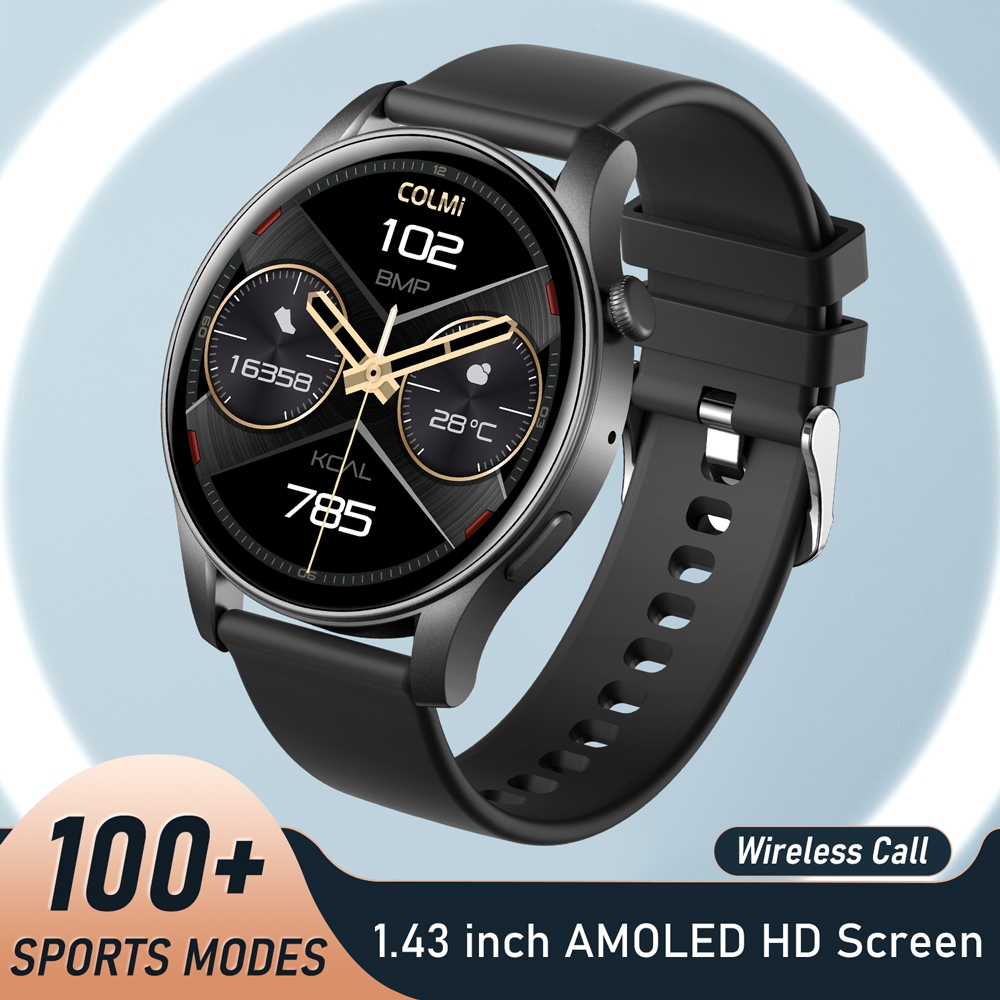 COLMI V73 Amoled Screen Smart Watch Bluetooth Calling IP67 Waterproof ...