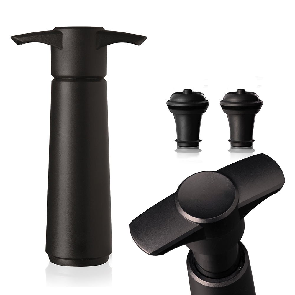 Red Wine Saver Vacuum Pump with 2 Wine Stoppers Wine Preserver Keeper ...