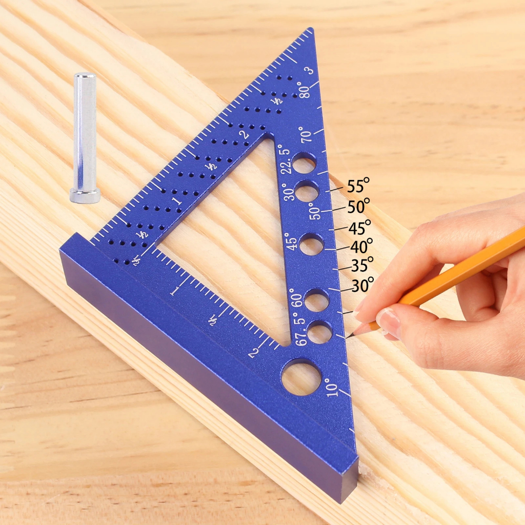 90 Degree Carpenter Square Woodworking Measuring Square Marking Gauge ...