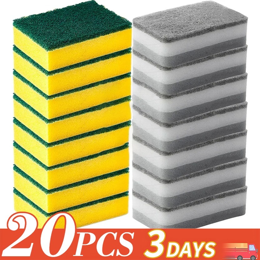 Kitchen Cleaning Sponges / Double-sided Sponge Wipes / Pan Pot ...