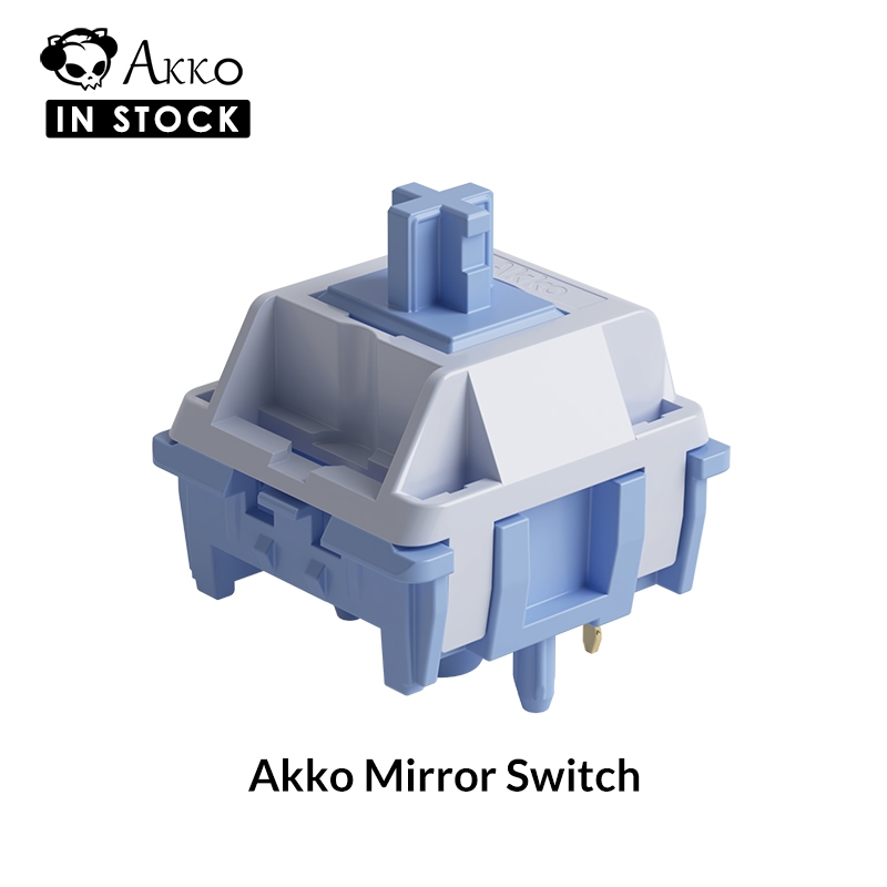 Akko 2 Pack-90 Pcs Mirror Switches With 5-Pins and Stable Dustproof ...
