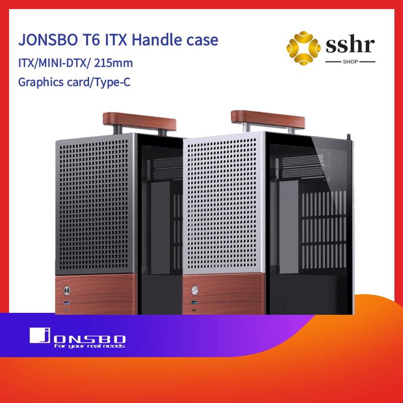 JONSBO T6 ITX Handle Case 3mm Aluminum Alloy Shell Type-C Interface ...
