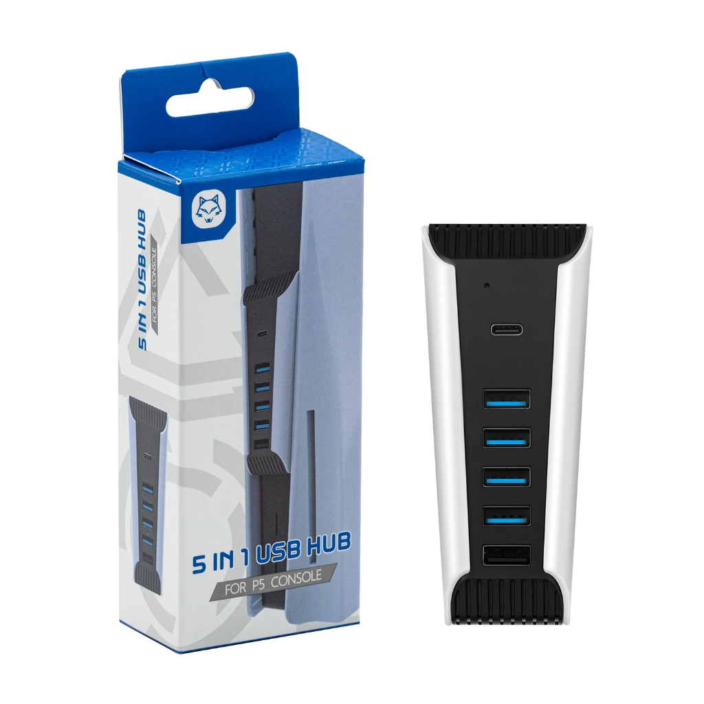 Multiport USB Hub for PS5 Console - Black (Not for PS5 Slim/PS5 Pro ...