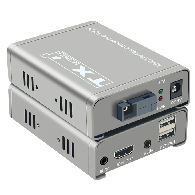 20Km HDMI KVM Fiber Extender Transceiver HDMI USB extender over SC ...