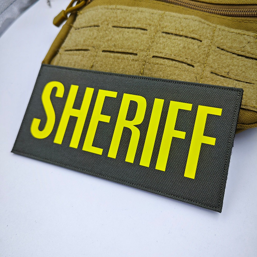 Safety Patch Large Uniform Badge Tactical Vest Armband Heat Transfer ...