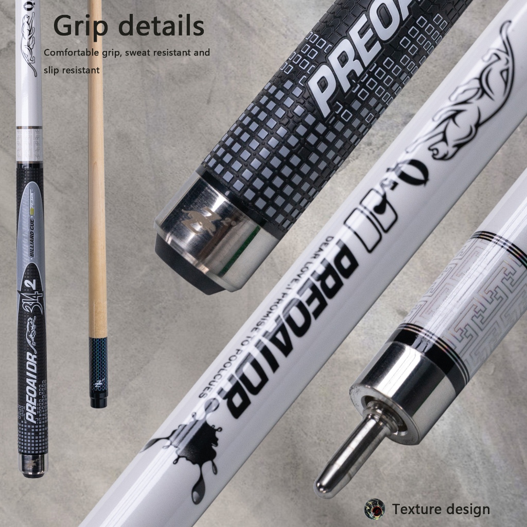 Premium Canadian Hard Maple Cue Stick - American 9 Ball Billiard Cue ...