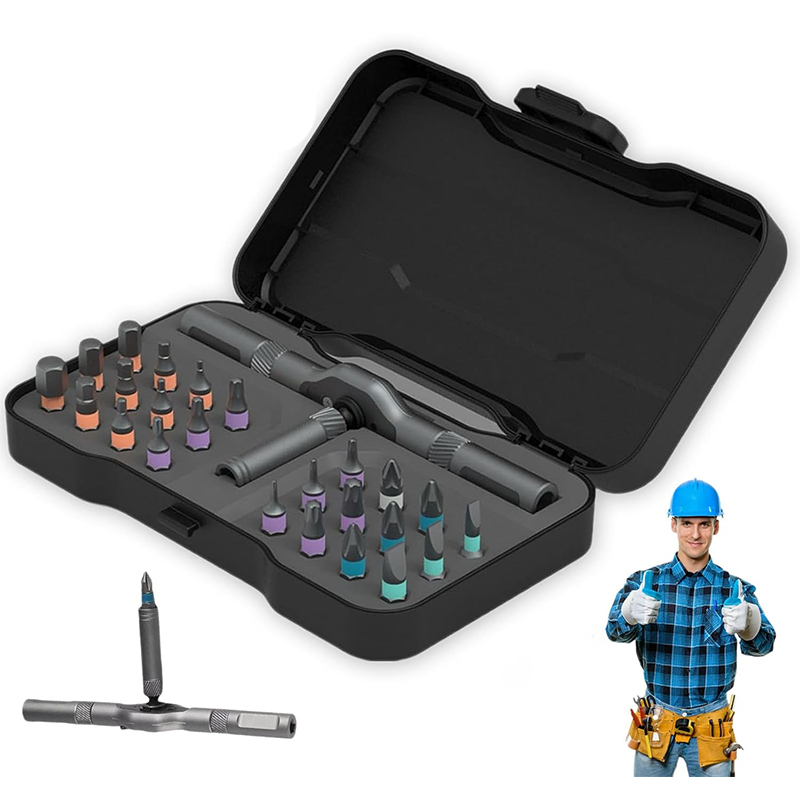 24 in 1 Ratcheting Screwdriver Set DIY Screwdriver 24 in 1 Set Multi ...